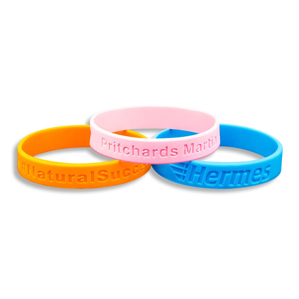 Bespoke PVC Wristbands - Bespoke Logos Wholesale Shop